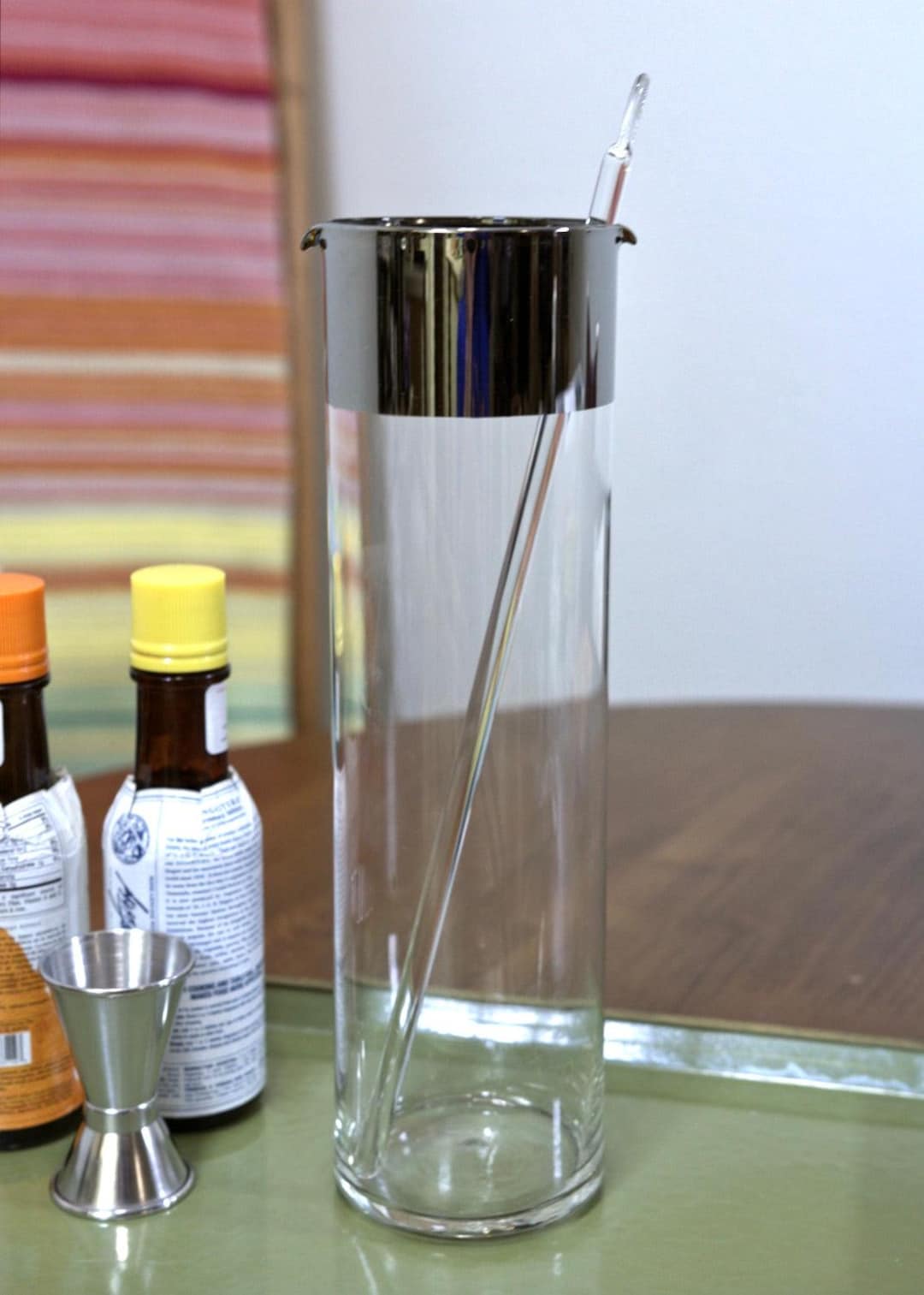 Mid Century Mercury Band Cocktail Mixer With Stirrer - Etsy