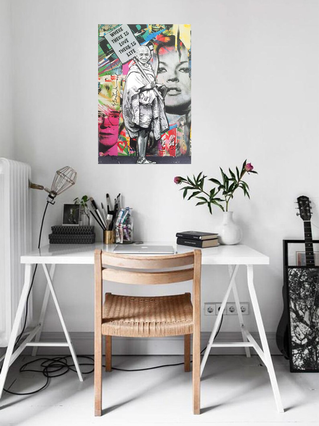 Mr Brainwash Poster Prints. Where There is Love There is Life. Mr ...