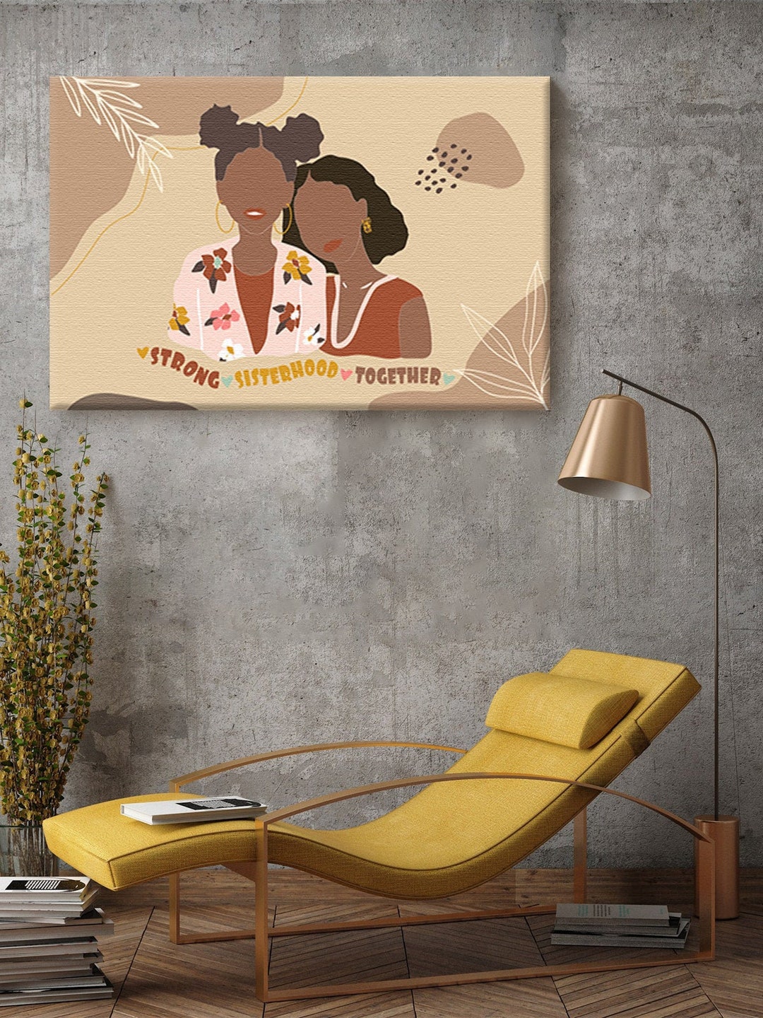 Black History Month Canvas Wall Art I'm Black Proud Girls African ...