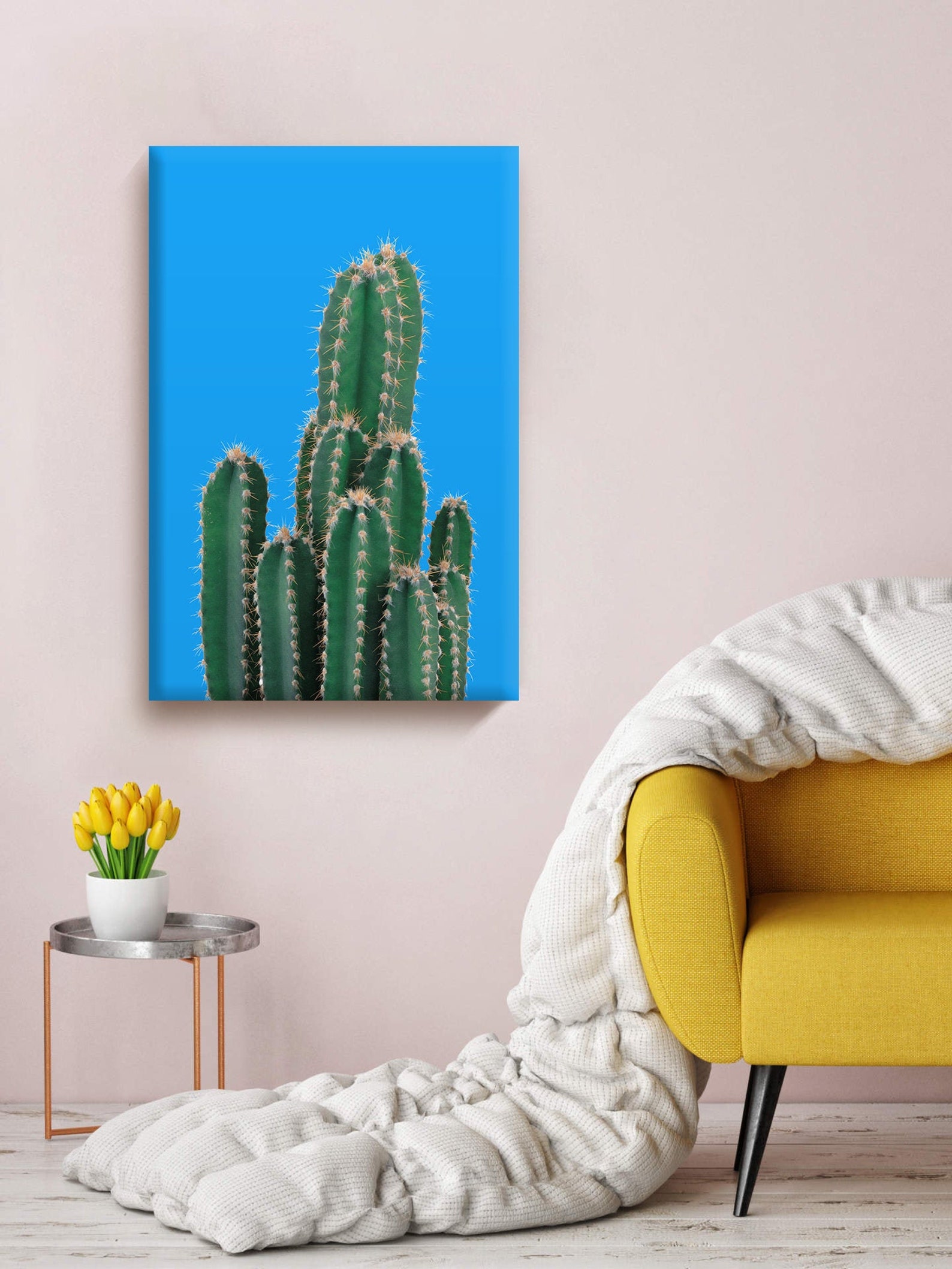 Cactus Canvas Wall Art Boho Plants Home Decor Prints - Etsy