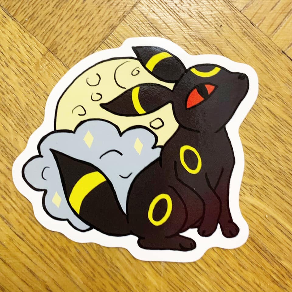 Collectibles Pokemon Stickers Umbreon smaller size Collectibles & Art
