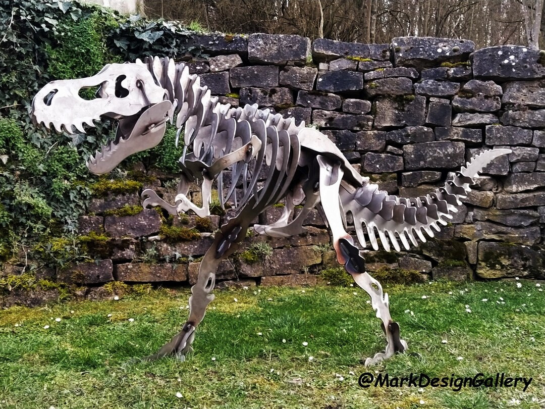 T Rex Rust Garden Decoration Rust Decoration Rust Look Dino Dinosaur ...