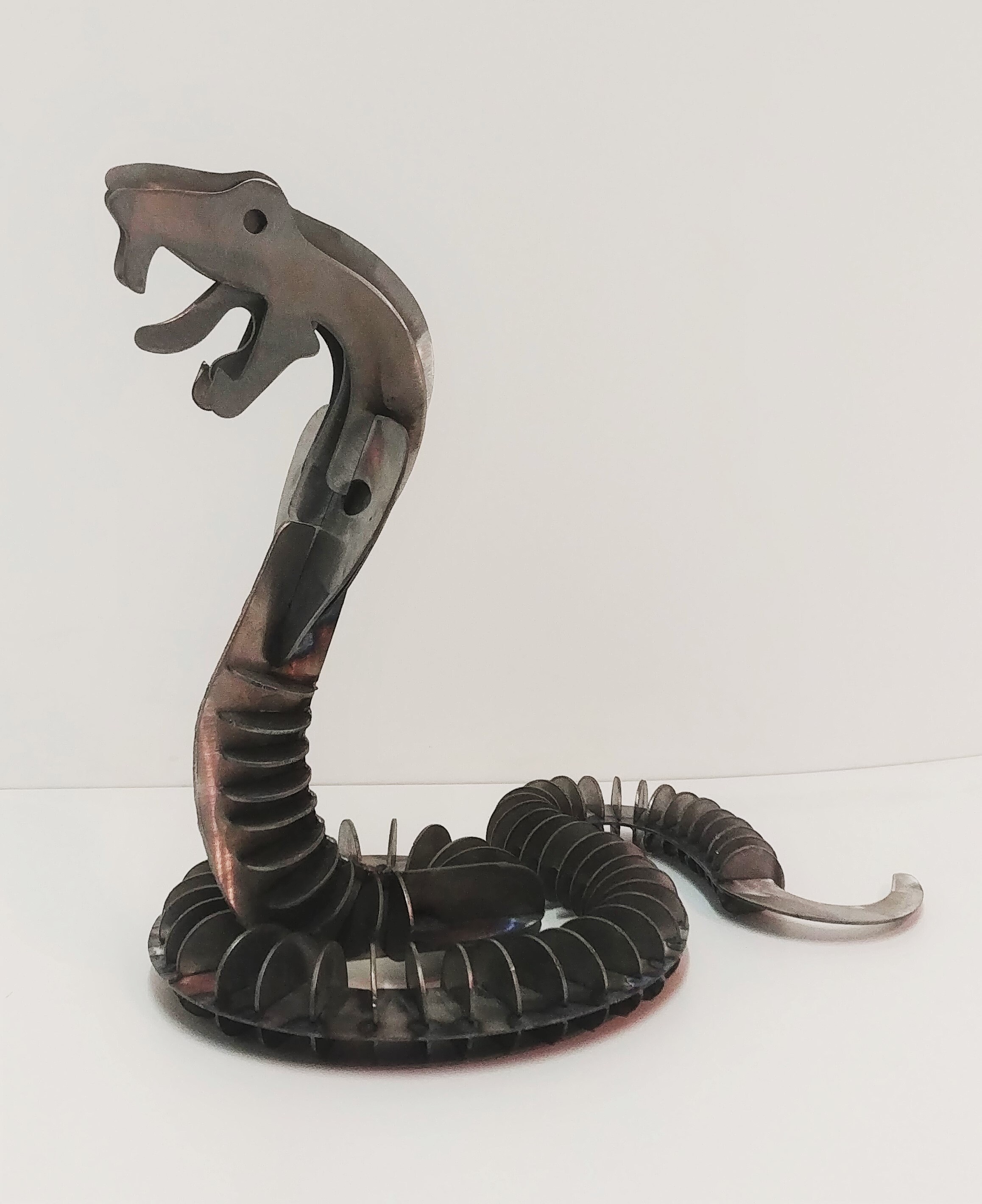 Cobra, Schlange, 3D Edelrost Gartendeko Rost Deko Rost Optik Snake ...