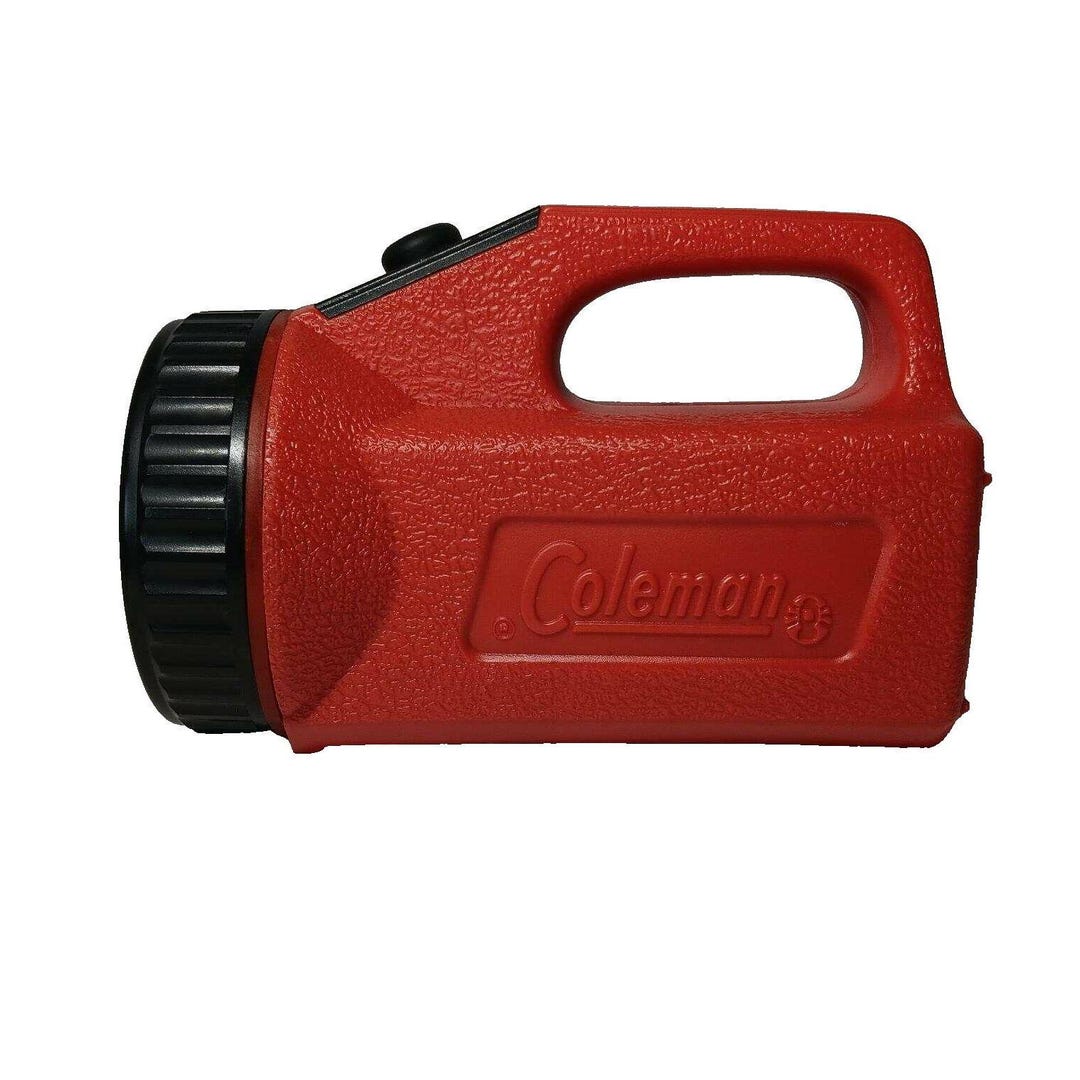 Vintage Coleman Flashlight Lantern Red Plastic Heavyweight Lamp - Etsy