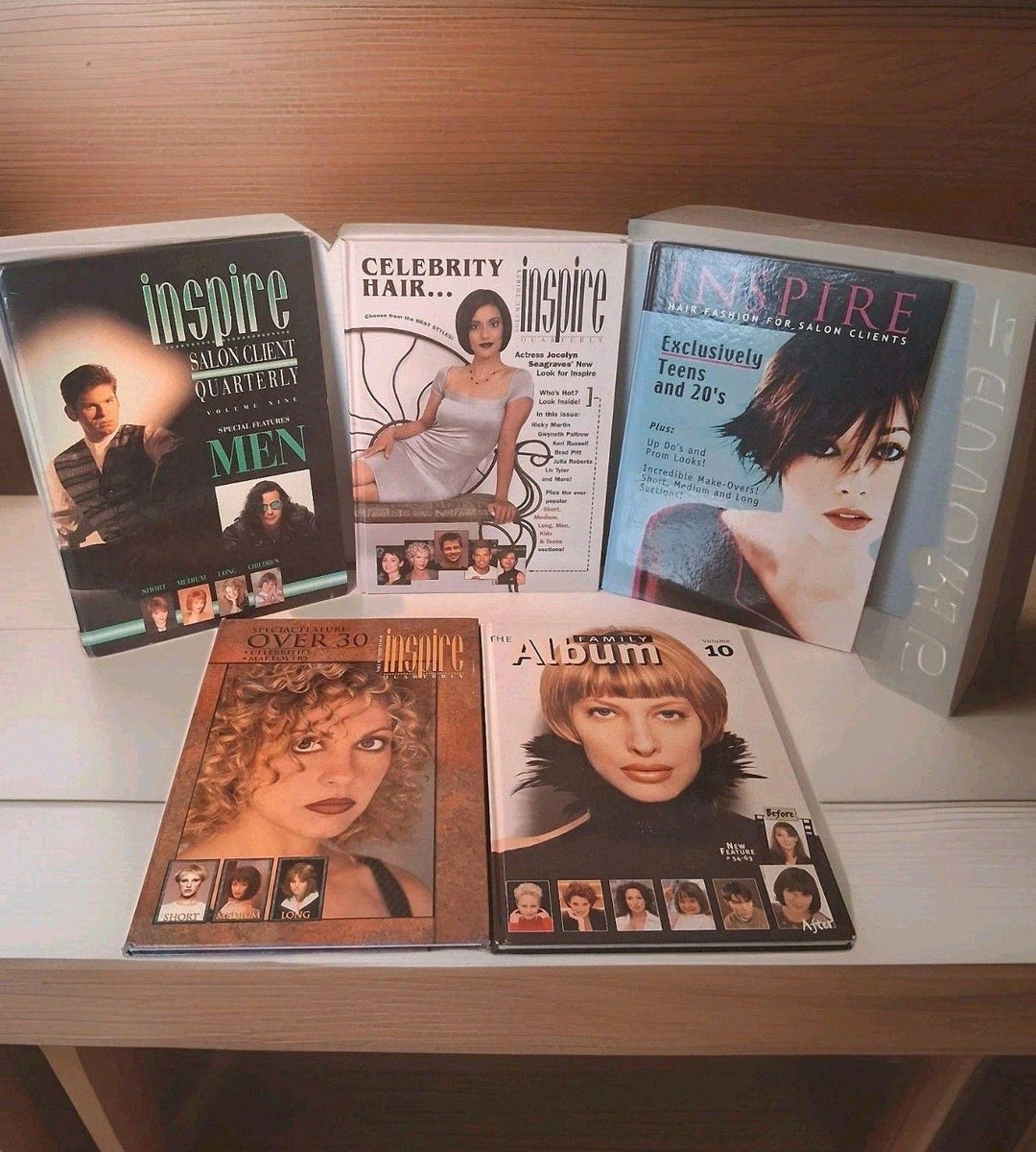 Inspire Hair Fashon Salon Client Book Lot of 5 Hardcover Books 100s of ...