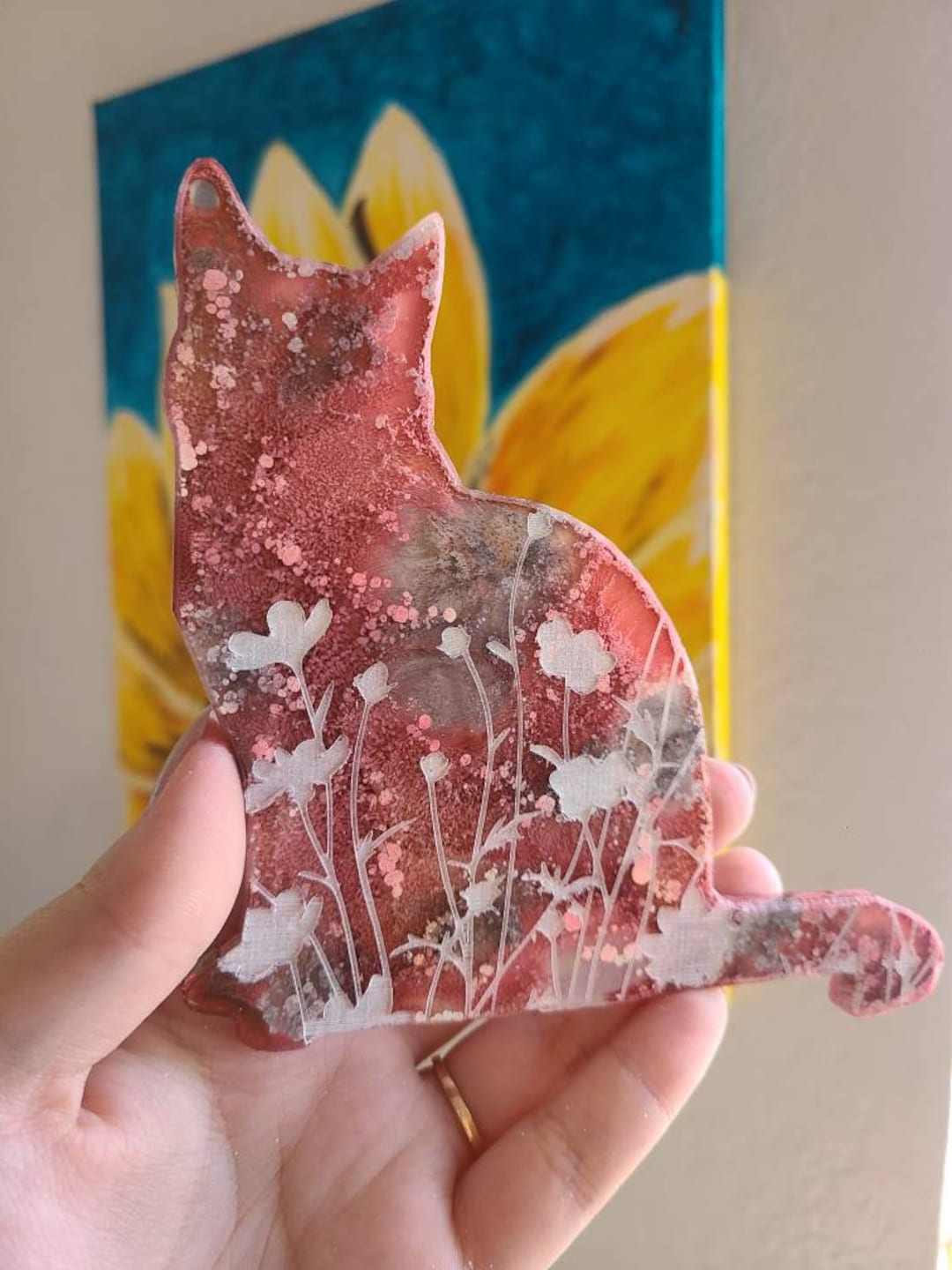 Resin Cat Wall Hanging - Etsy