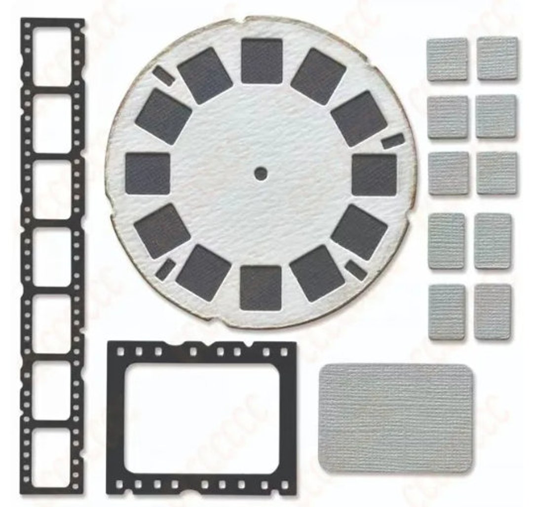 View Master Film Strip Picture Frame Metal Cutting Die Set MD827 - Etsy