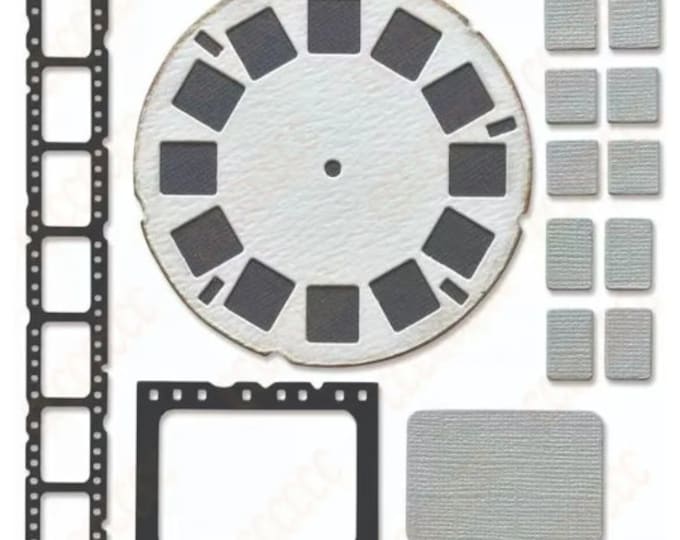 View Master Film Strip Picture Frame Metal Cutting Die Set MD827 - Etsy
