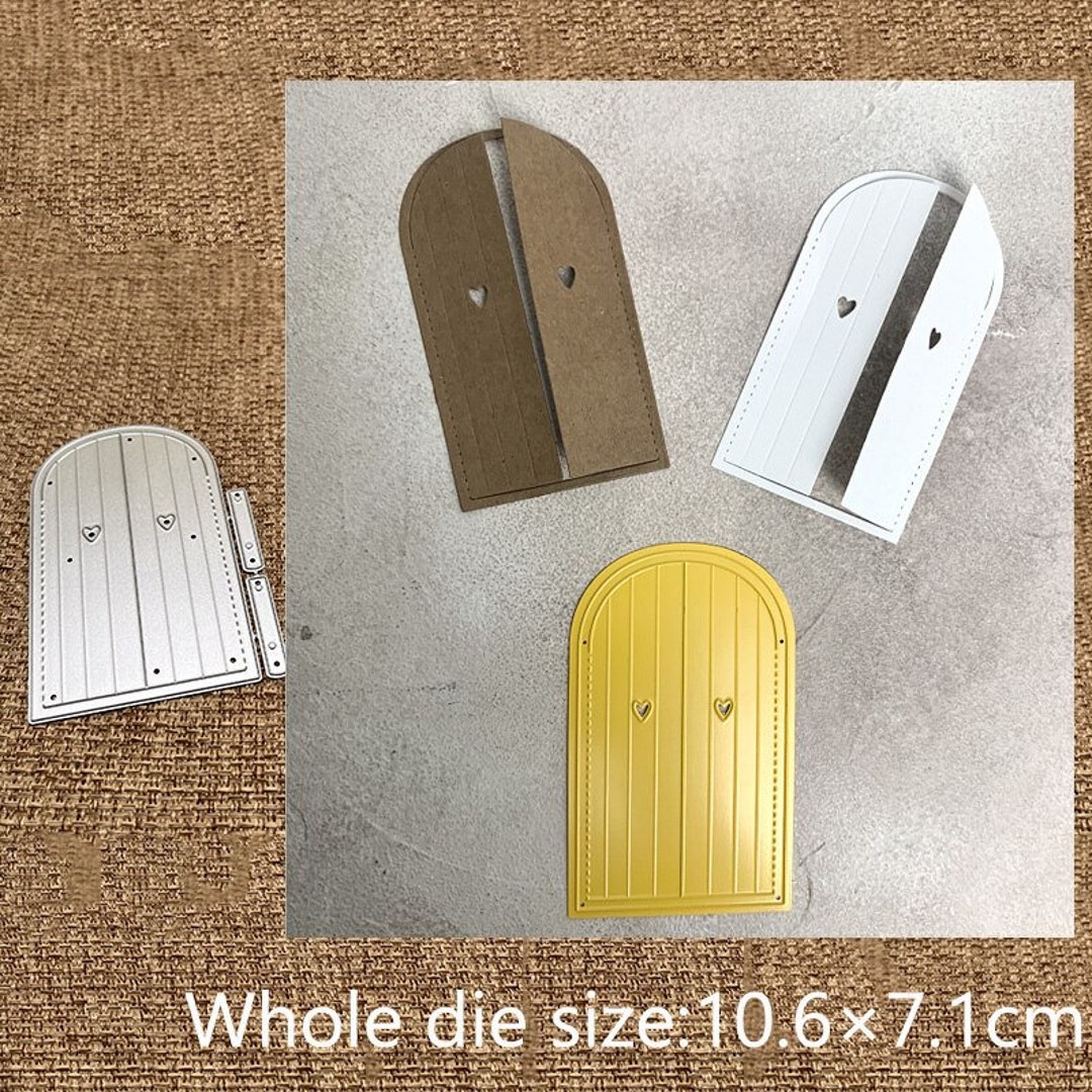 Metal Die Beautiful Door With Hearts MD567 - Etsy