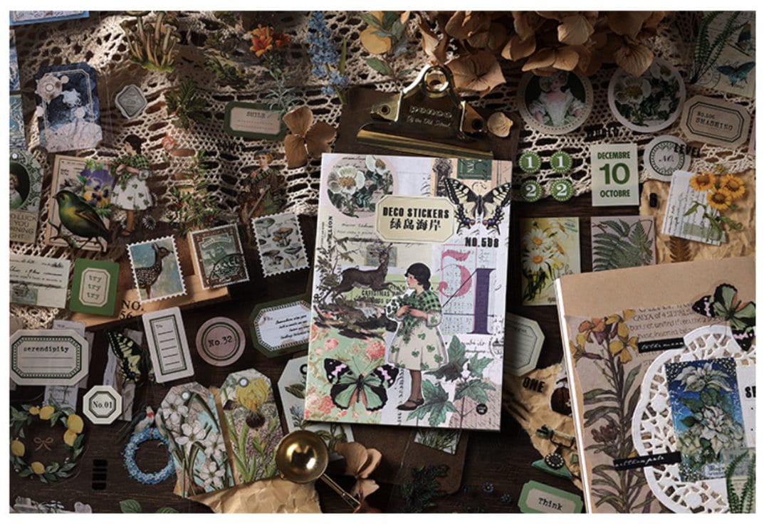 Sticker Book Washi Acetate Sheets Easy-peel Individual Stickers. E328 ...