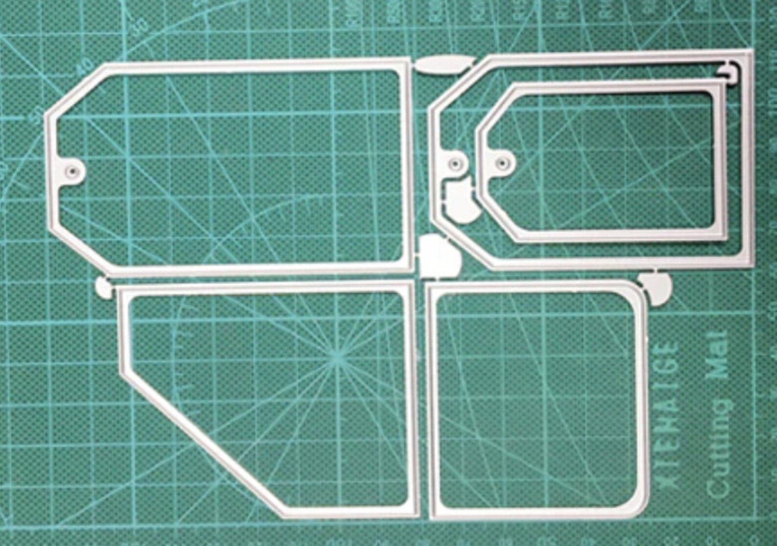 Metal Die Side Pocket With 3 Tags 140A - Etsy