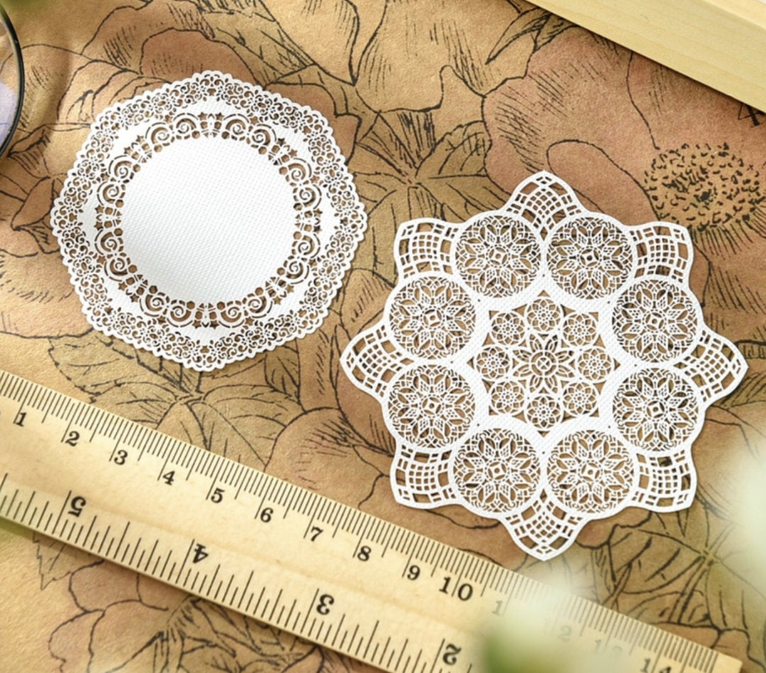 Paper Doily Pack 10 PC. Finely Detailed Paper Doilies. - Etsy