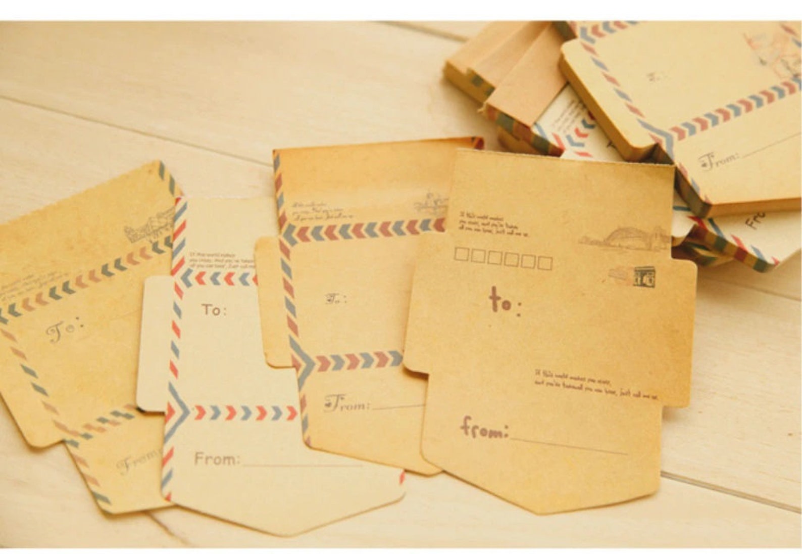 Mini Envelopes Retro Vintage Kraft Paper Envelopes 45 Pc. E406 - Etsy