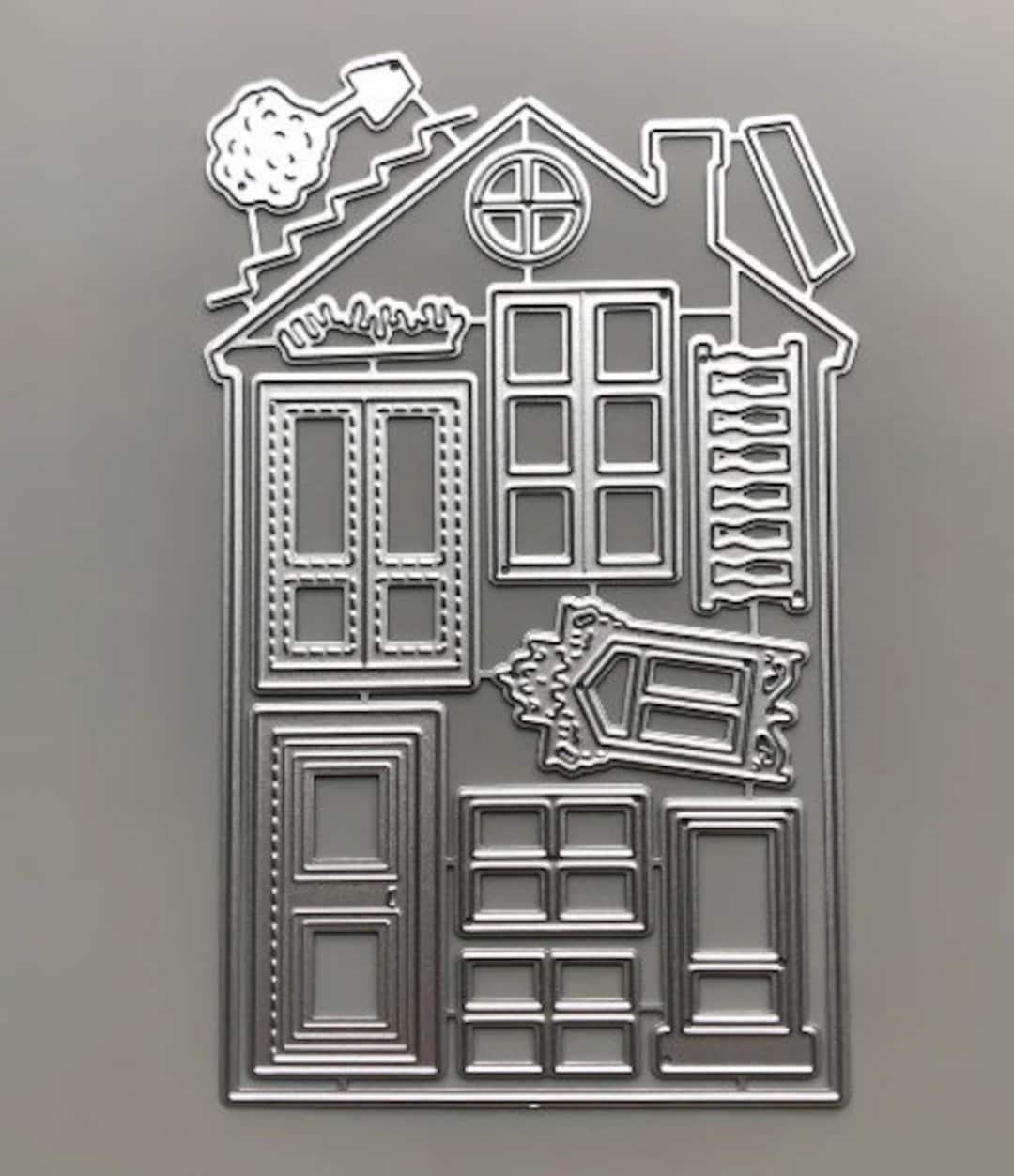 House Fence Windows Doors Planter Cutting Die MD787 - Etsy