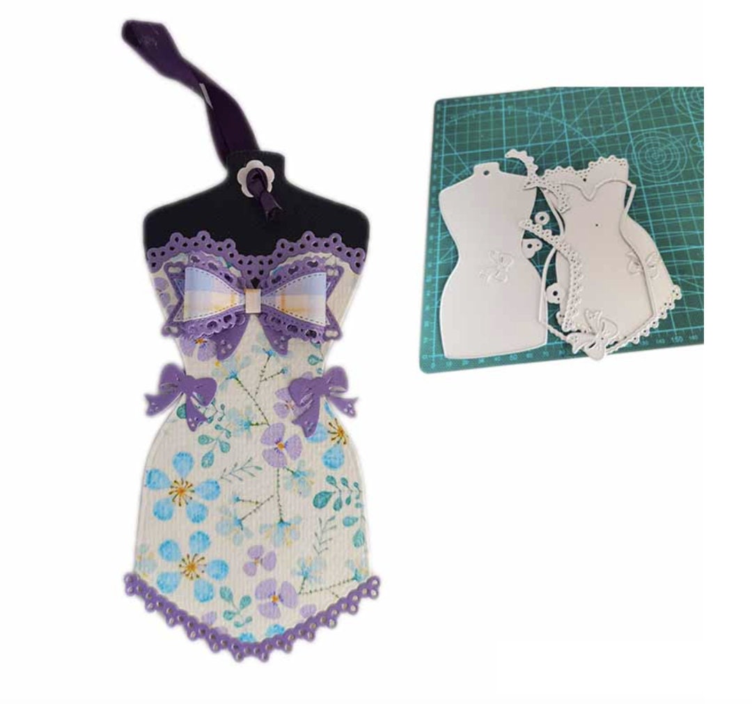 Metal Die Dress Form Set. This Stunning Die Set Includes 11 Pieces ...