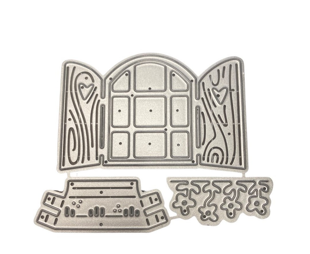Metal Die - Window With Window Box. Measures Approx. 2.5 X 3. Item ...