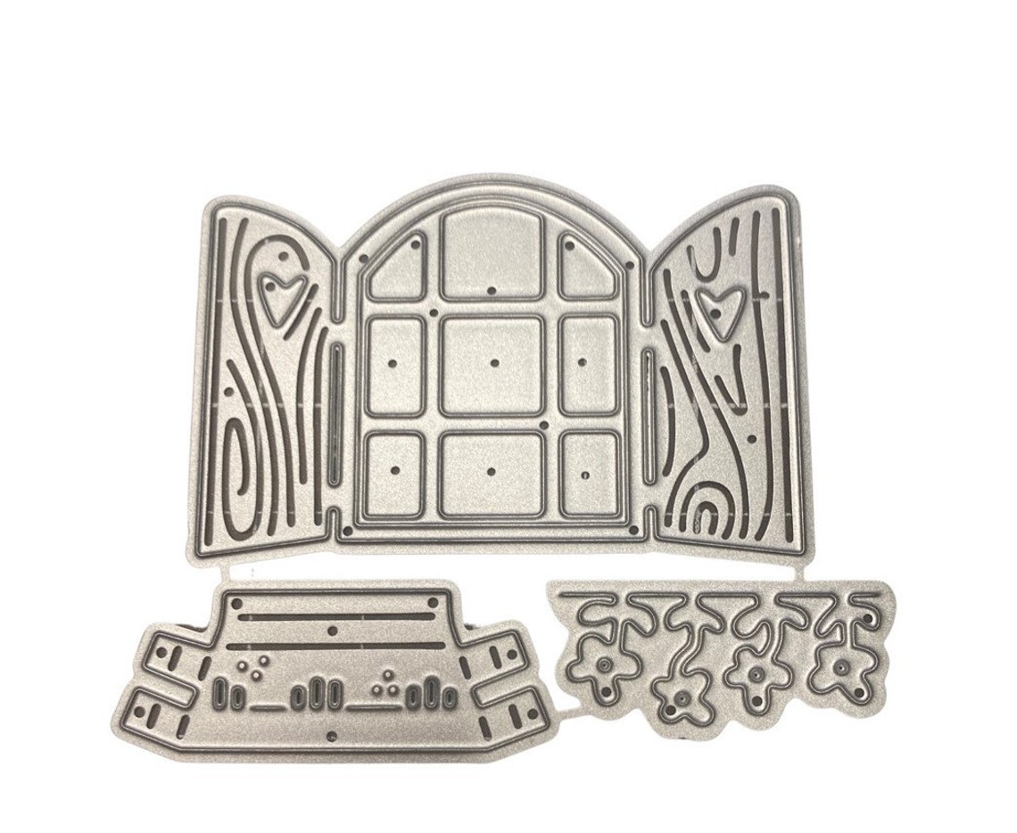 Metal Die - Window With Window Box. Measures Approx. 2.5 X 3. Item ...