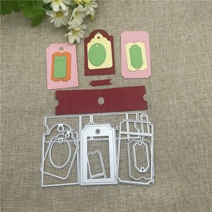 Label Tag Ticket Hanger Frame Cutting Die 10pcs/set MD641 - Etsy