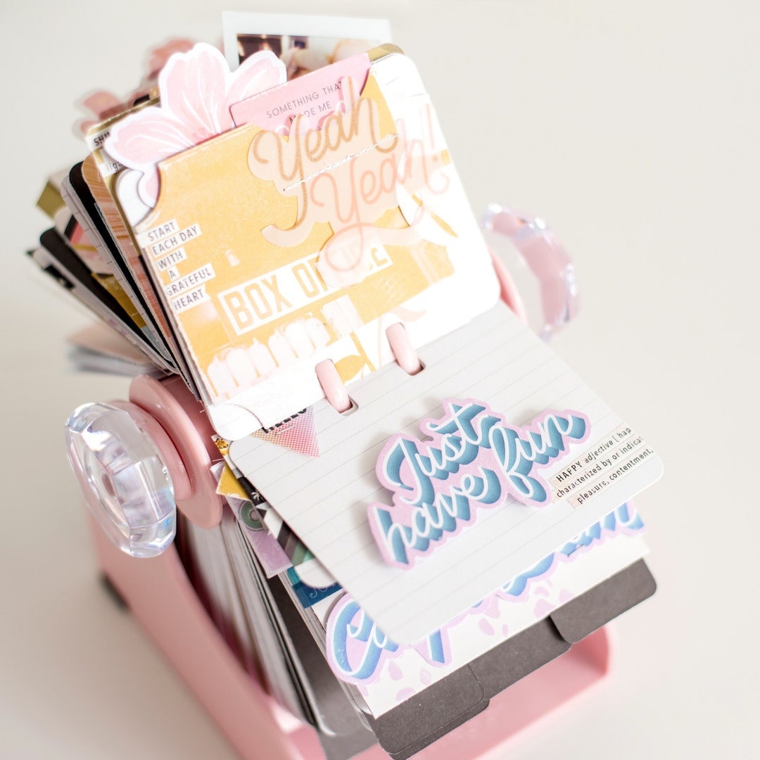 Heidi Swapp Memorydex Spinner-blush - Etsy