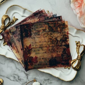 Vellum Sticker Sheet Pack. Each Pack Contains 10 Sheets - Etsy