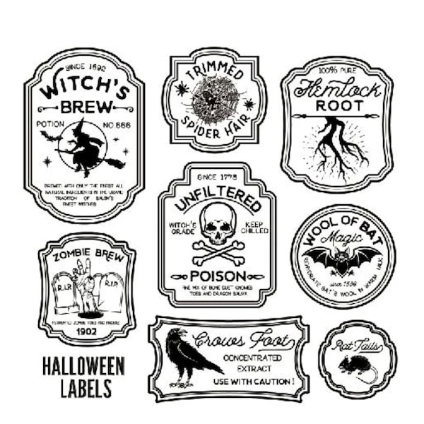 Potion Labels - Etsy