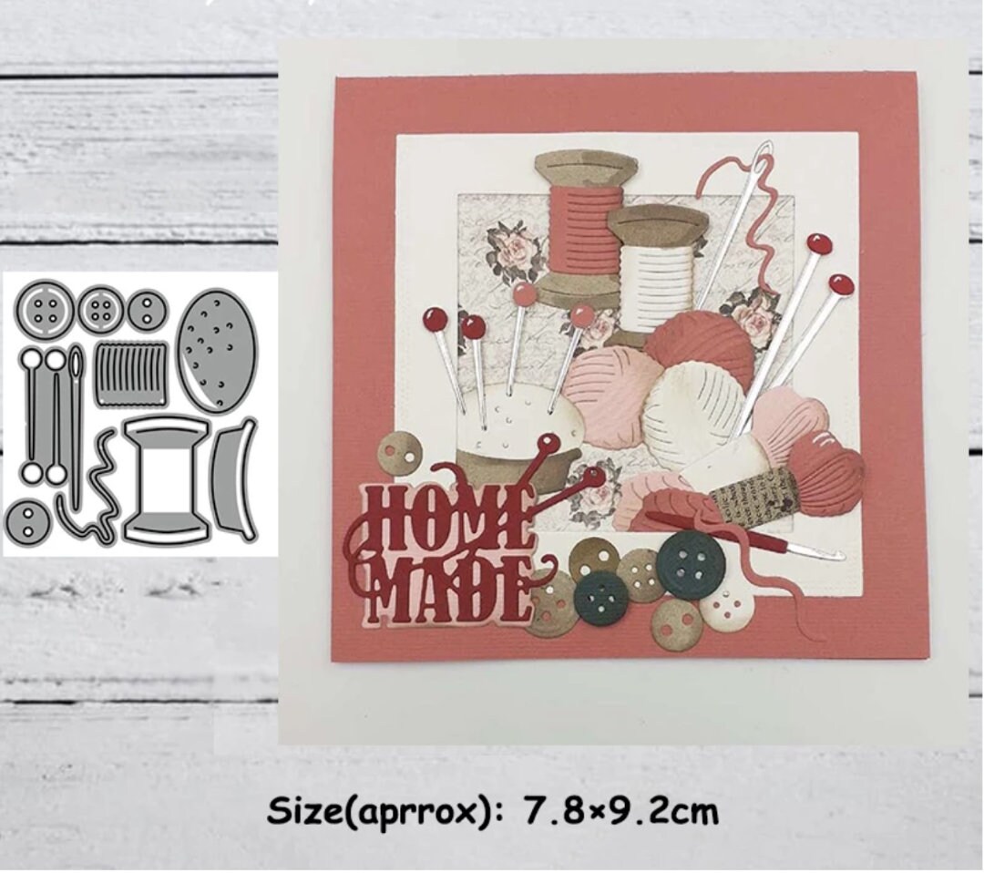 Metal Die Sewing Notions 10 Piece Set MD533 - Etsy