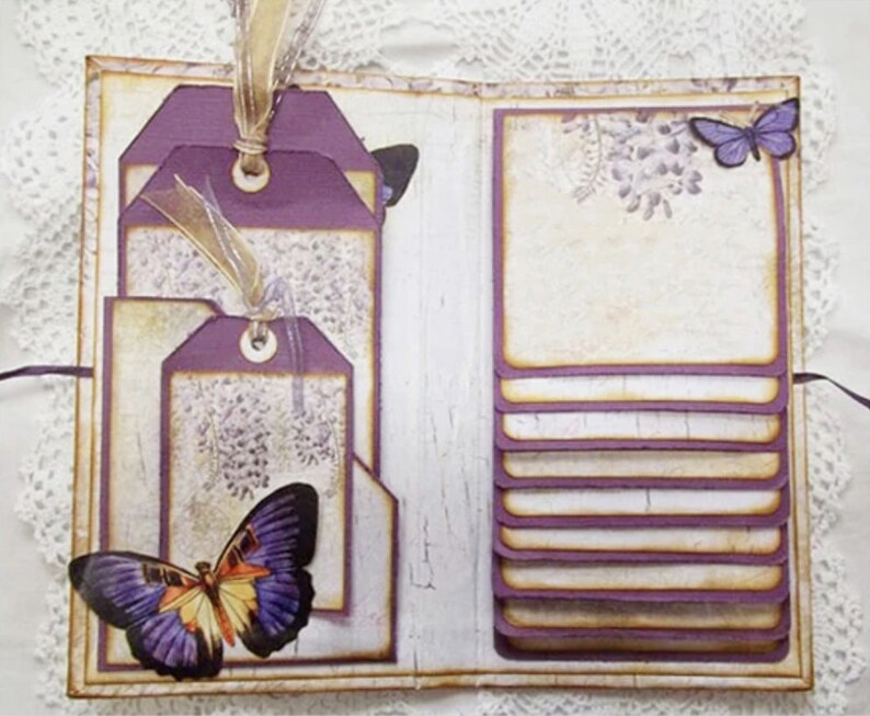 Metal Die Side Pocket With 3 Tags 140A - Etsy