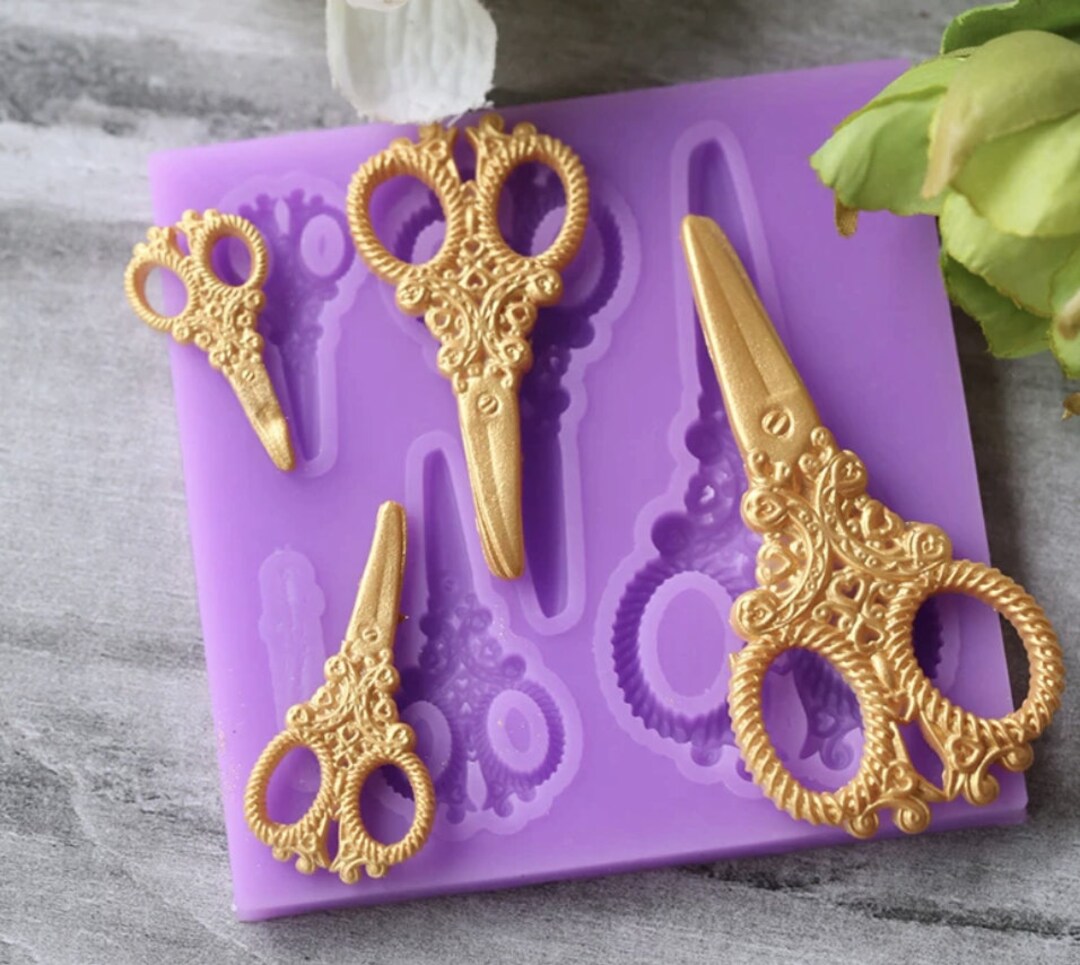 Mold - Scissors. Mold Measures 3.25 X 3.25 M159 - Etsy