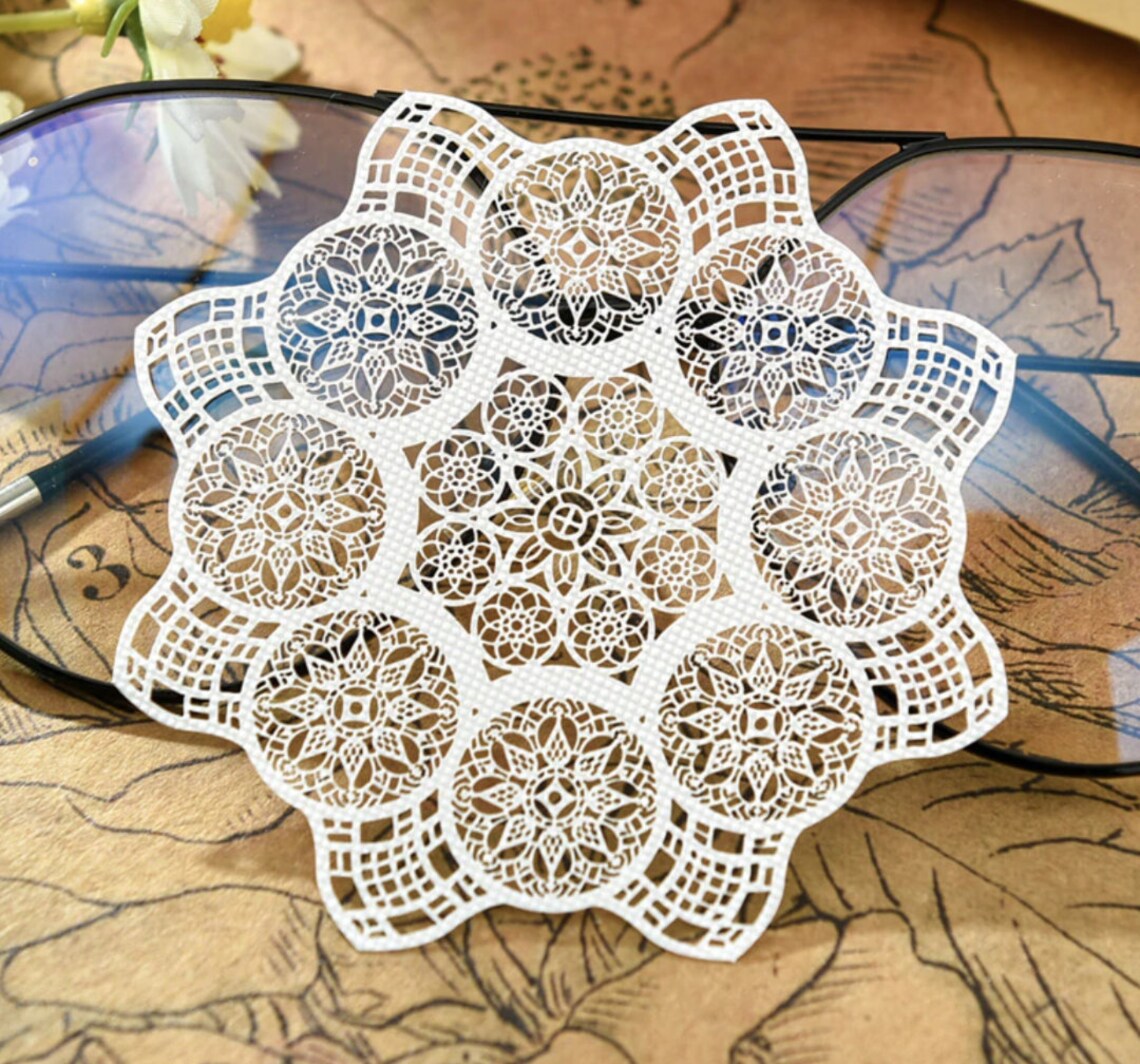 Paper Doily Pack 10 PC. Finely Detailed Paper Doilies. - Etsy