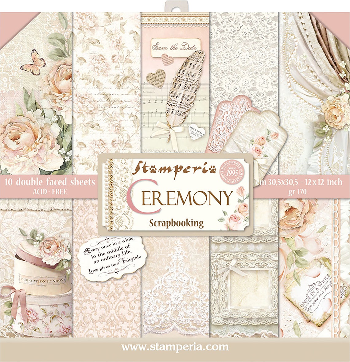 Stamperia Double-sided Paper Pad 12x12 - Etsy