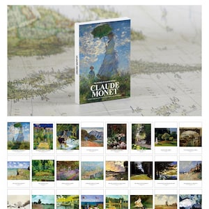 30 Postcards Art Museum Series Famous Artists English Post Cards 30 Pc ...