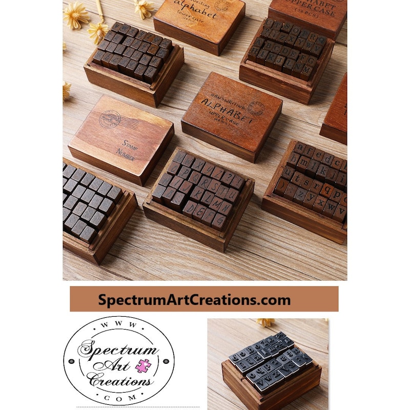 Rubber Stamp Letters - Etsy
