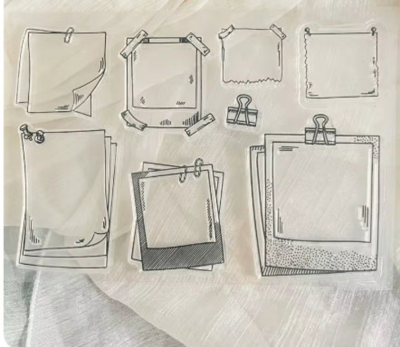 Photo Frame Clear Stamp CAS288 - Etsy