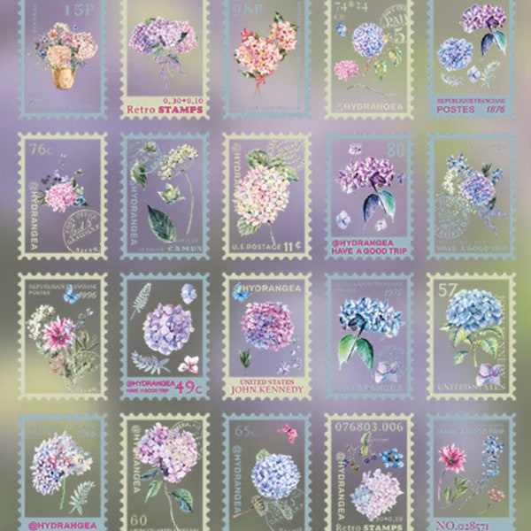 Hydrangea Stamp - Etsy