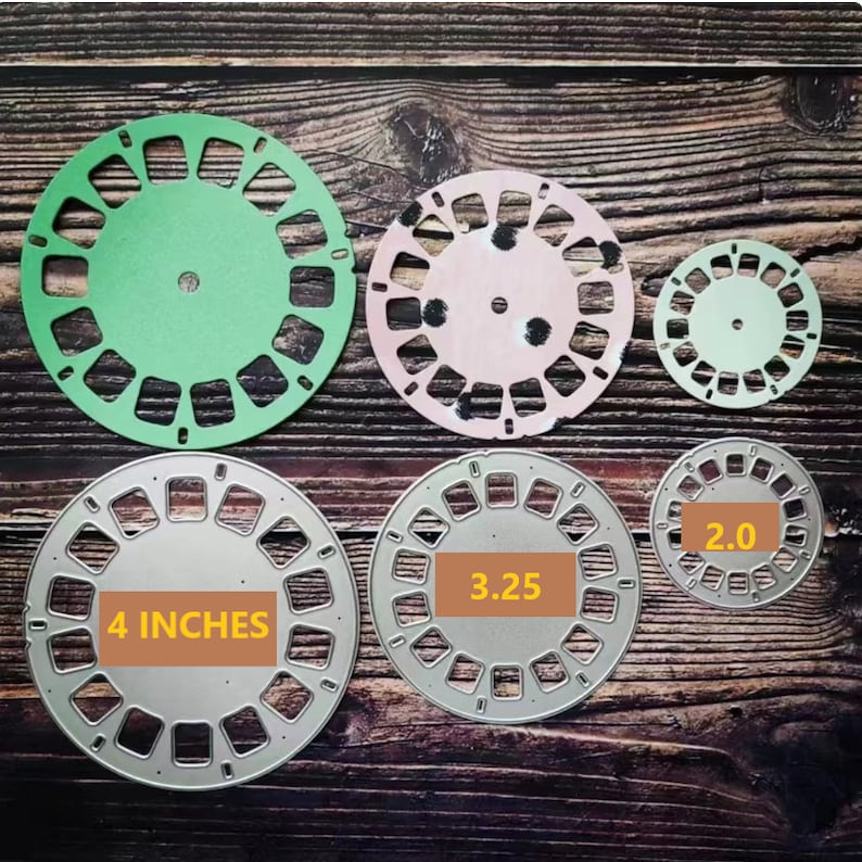 Photo Frame Wheel - View Master Reel Cutting Dies 3sizes - Etsy