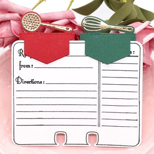 Recipe Memorydex Rolodex Stamp AND Metal Cutting Dies MD590 - Etsy