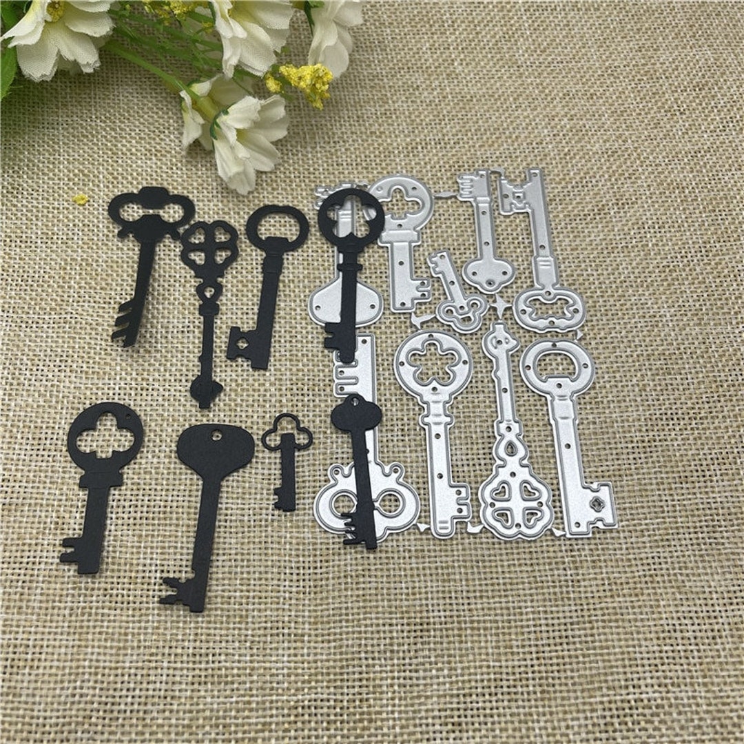 Vintage Keys Die, Skeleton Key Set, Lock Metal Cutting Dies MD722 - Etsy