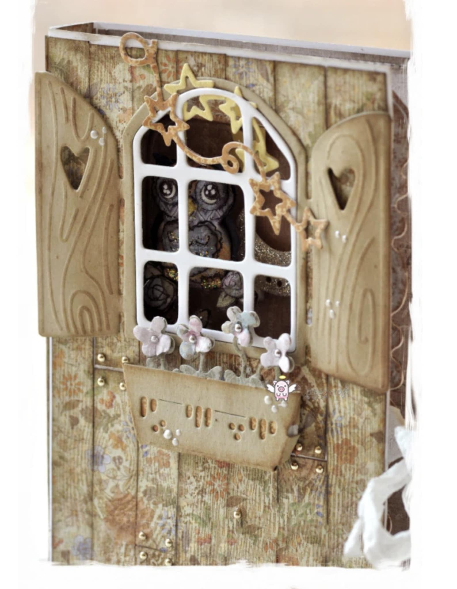 Metal Die Window With Window Box. Measures Approx. 2.5 X 3. - Etsy