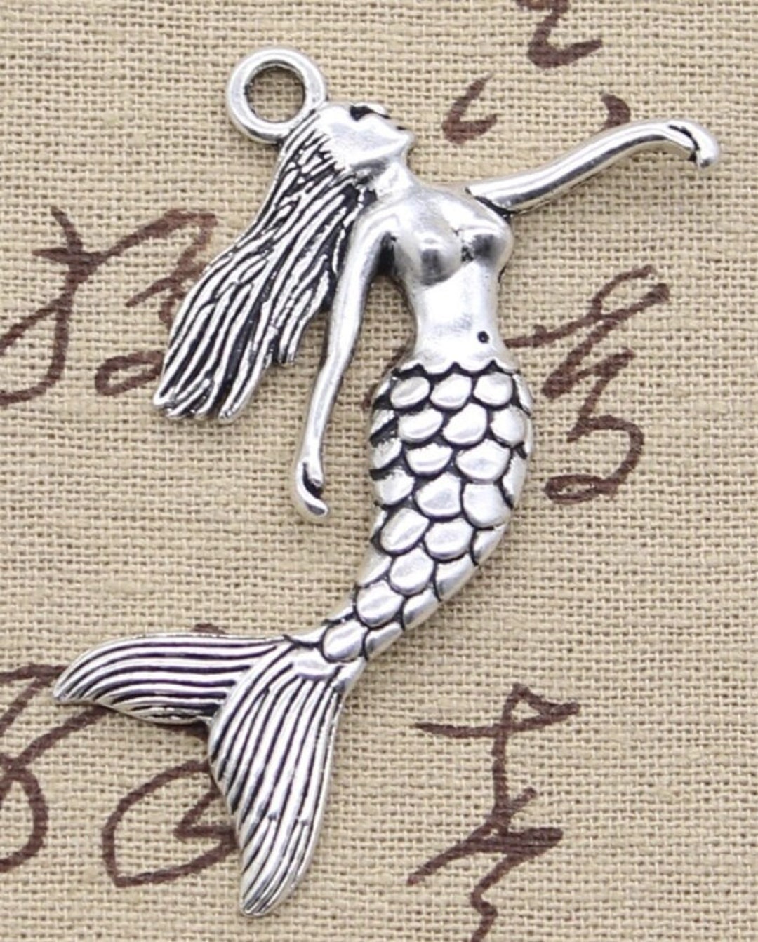 2 Pc Mermaid Underwater Ocean Metal Charm 2pc. M204 - Etsy