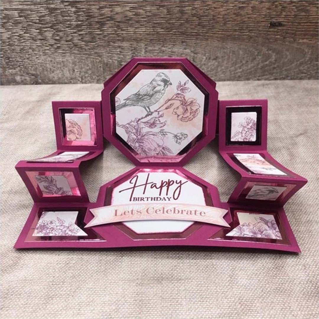 Octagon Shutter Card Frame Metal Cutting Die MD596 - Etsy