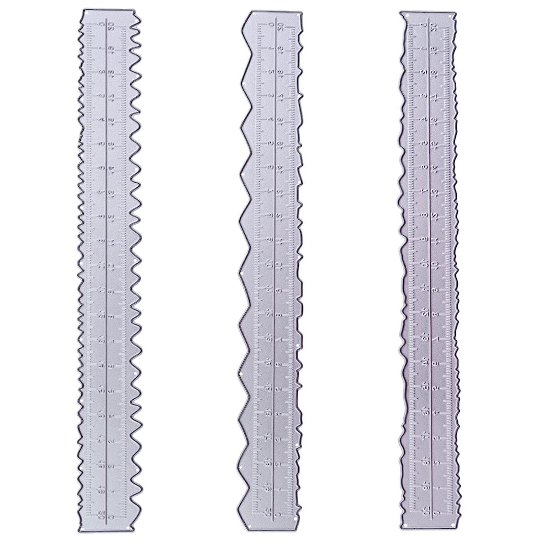 Deckled Edge Ruler Metal Cutting Dies 3 Styles MD618 - Etsy