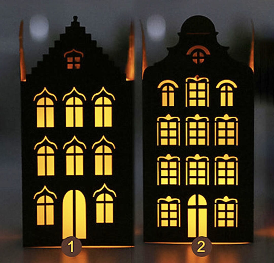 Mini Houses Metal Die Set. Full Die Measures 3 X 3 Inches. - Etsy