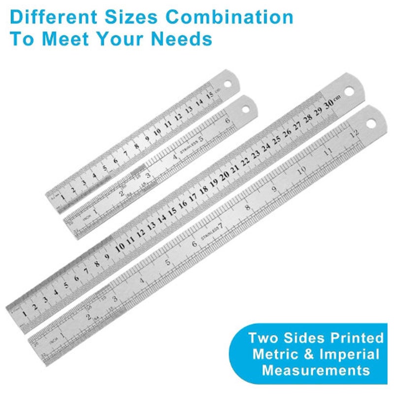 Metal Ruler - Etsy