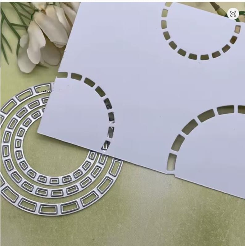 Circle Background Metal Cutting Die MD878 - Etsy