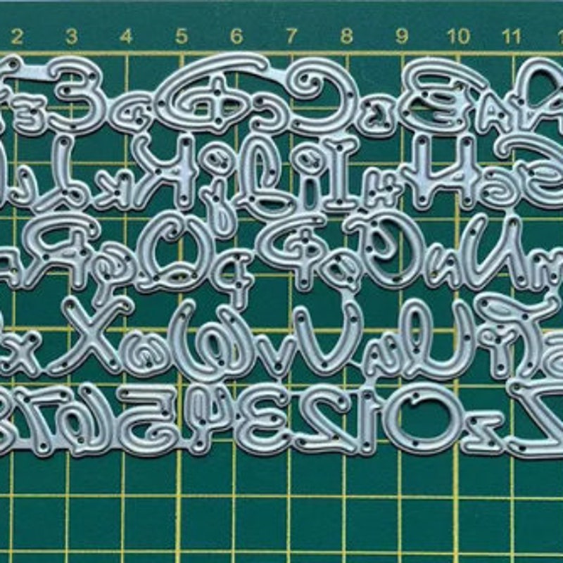 Alphabet Die Cut - Etsy