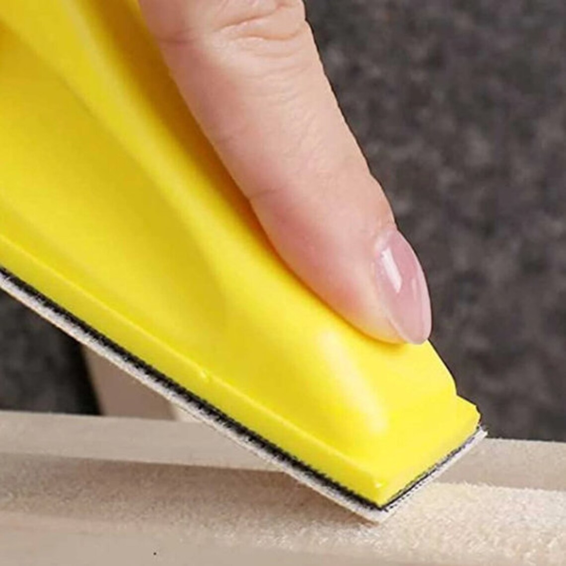 Small Sanding Block With 70pcs Sandpapers Auto Body Sander Woodworking ...