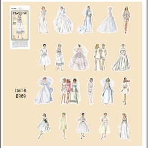 Vintage Fashion Sticker Pack. Each Pack Contains 40 Pieces. 5 STYLES - Etsy