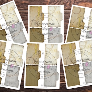 Neutral Index Cards Digital Downloads 6 Sheets - Etsy