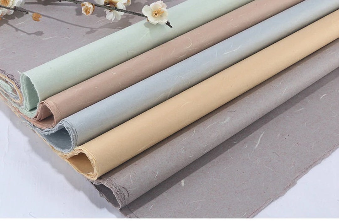 Rice Paper Half Ripe Chinese Calligraphy Painting Paper Mulberry Tissue ...