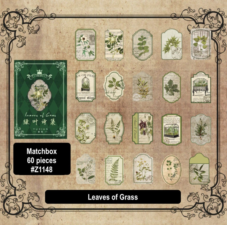 Matchbox Sticker 60 Piece Box - Etsy